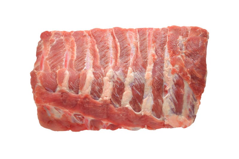 Raw pork ribs stock image. Image of closeup, gourmet - 30544805