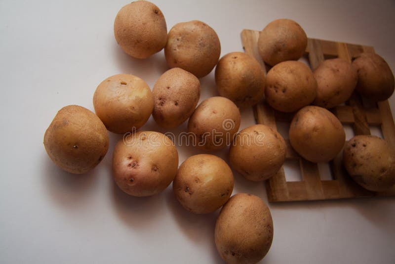 Raw potato stock photo. Image of vegetable, ripe, yellow - 65204218