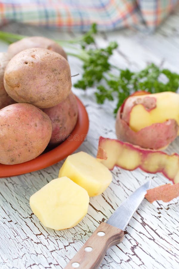 Raw potatoes stock photo. Image of diet, potato, group - 60745720