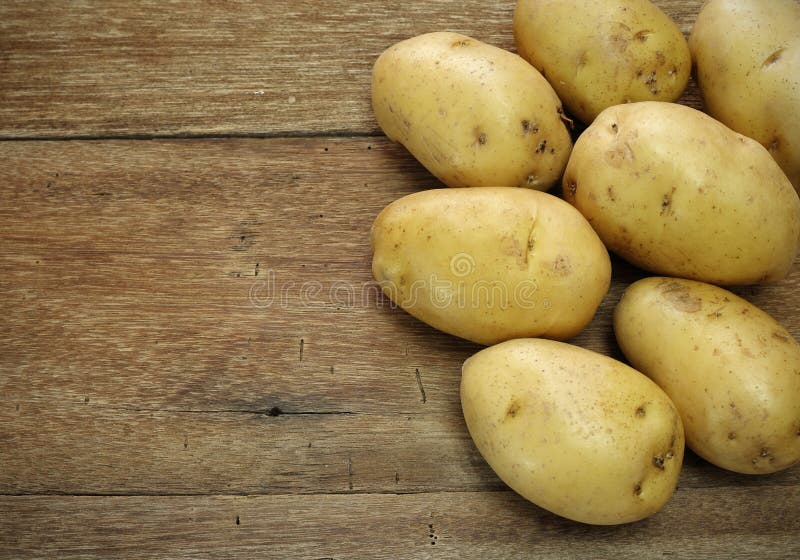 Raw potatoes stock photo. Image of dinner, vegetarian - 46680740