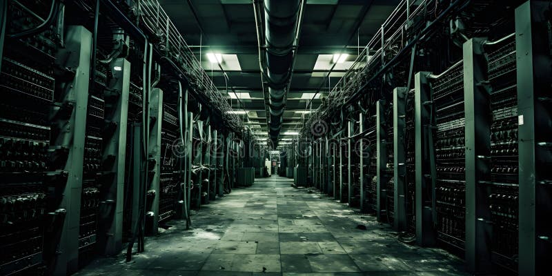 The Raw Power of a Computing Facility Teeming with Towering Metal Racks ...