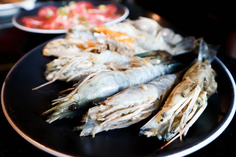 Raw Prawn, Raw Shrimp or Shrimp for Cook Stock Image - Image of ...