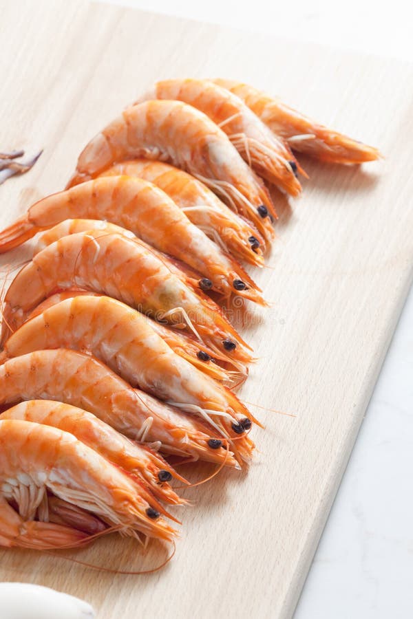 Raw prawns stock photo. Image of inside, gastronomy, prawn - 22864126