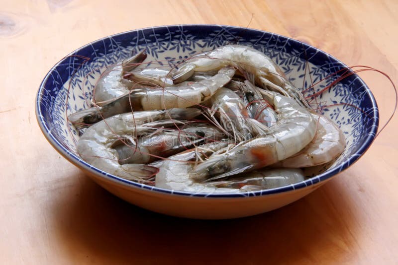 Raw prawns stock photo. Image of prawn, fresh, meal, crawfish - 5453770