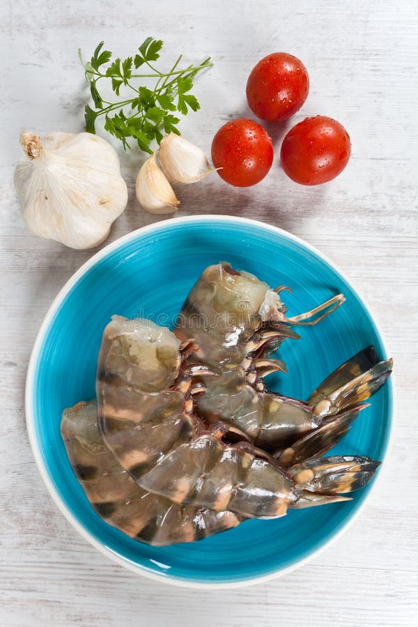 Raw prawns tails stock image. Image of shrimp, nutrition - 21738037
