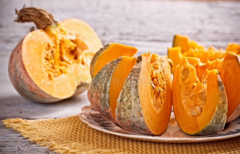 Raw pumpkin stock image. Image of fresh, harvest, pumpkin - 27729727