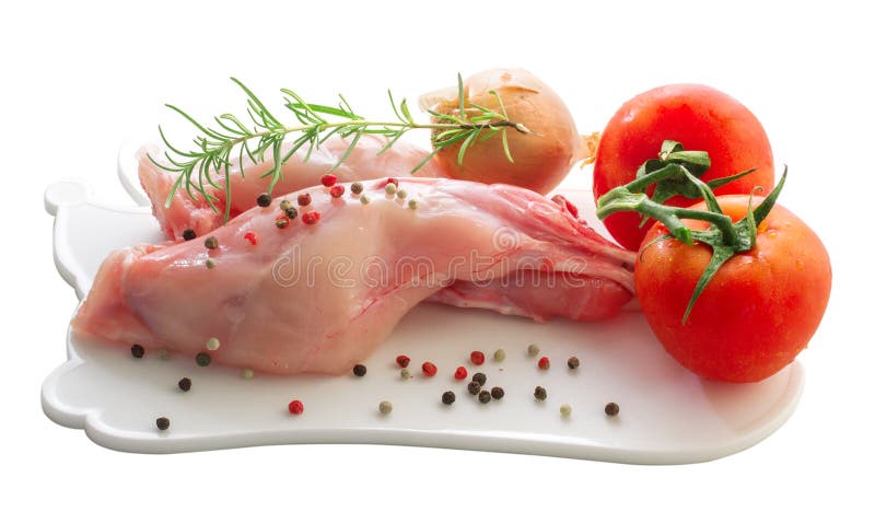 Raw rabbit meat stock photo. Image of poultry, dinner - 28772846