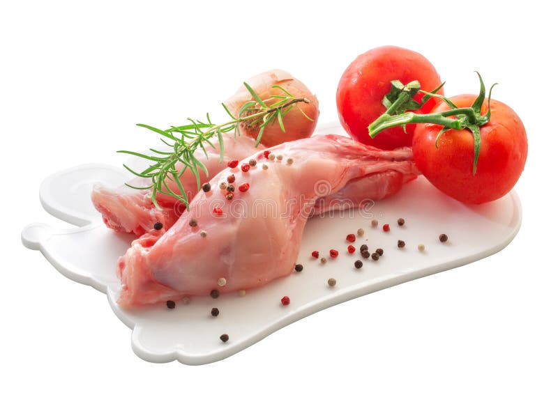 Raw rabbit meat stock image. Image of butcher, leveret - 29282281