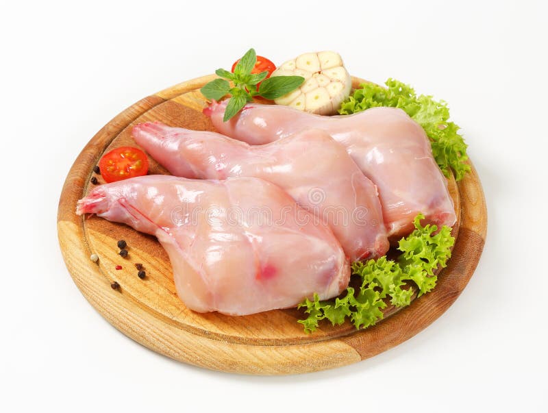 Raw rabbit meat stock image. Image of studio, ingredients - 56896701