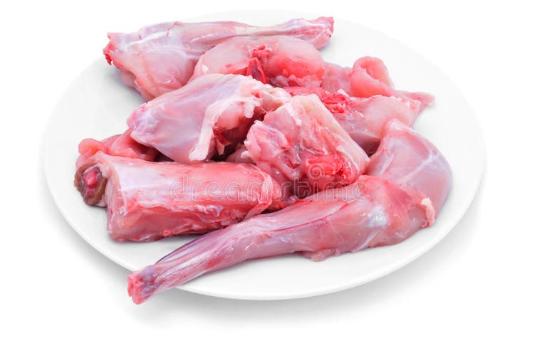 Raw rabbit meat stock photo. Image of nutrition, ingredient - 51299608