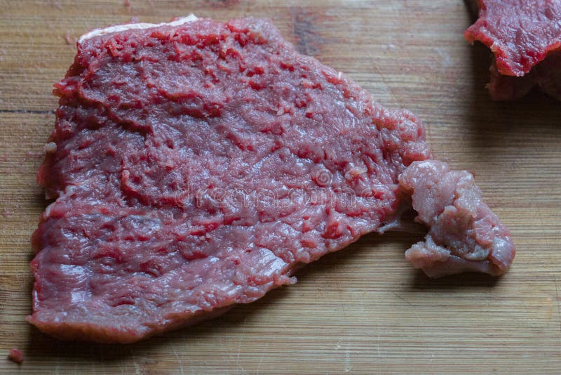 Raw red meat beaf stock image. Image of meat, food, chop - 110229351