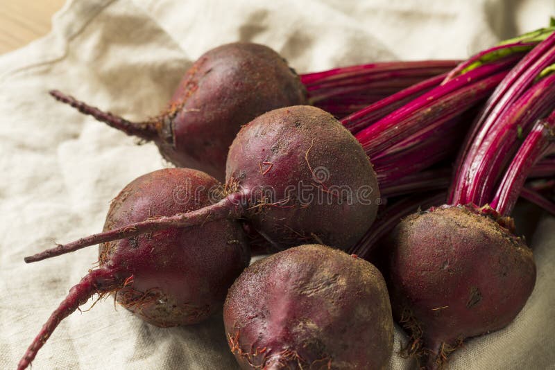 Raw Red Organic Beet Roots stock photo. Image of delicious - 126103806