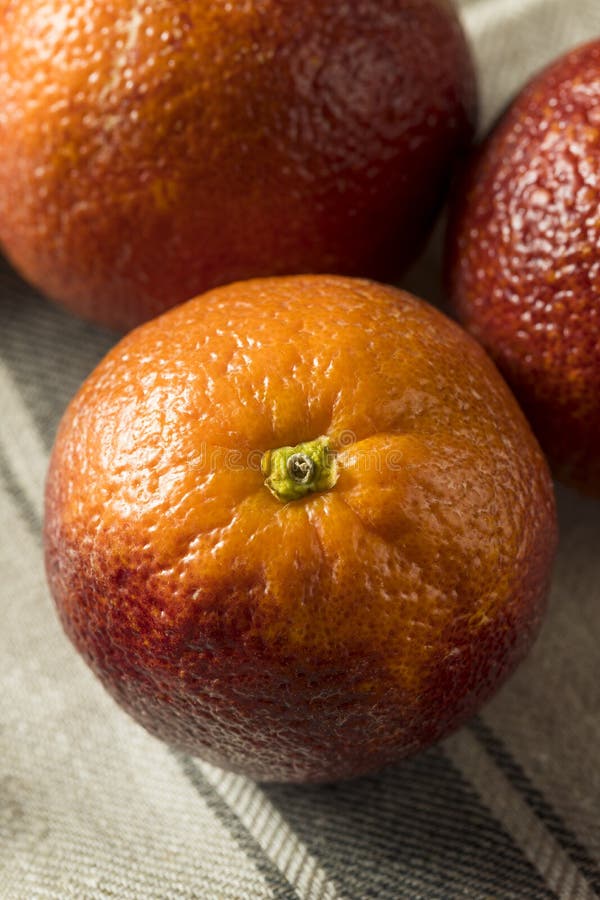 Raw Red Organic Blood Oranges Stock Image - Image of dessert, fruit ...
