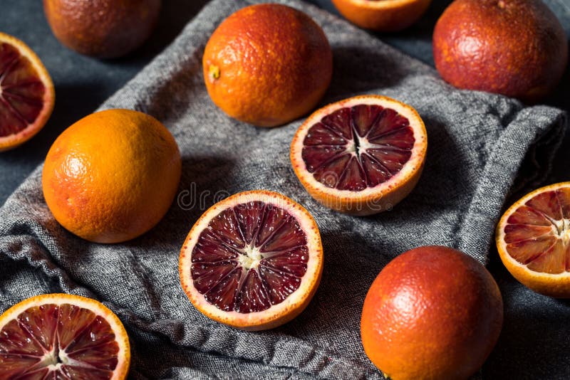 Raw Red Organic Blood Oranges Stock Image - Image of food, ripe: 219589035