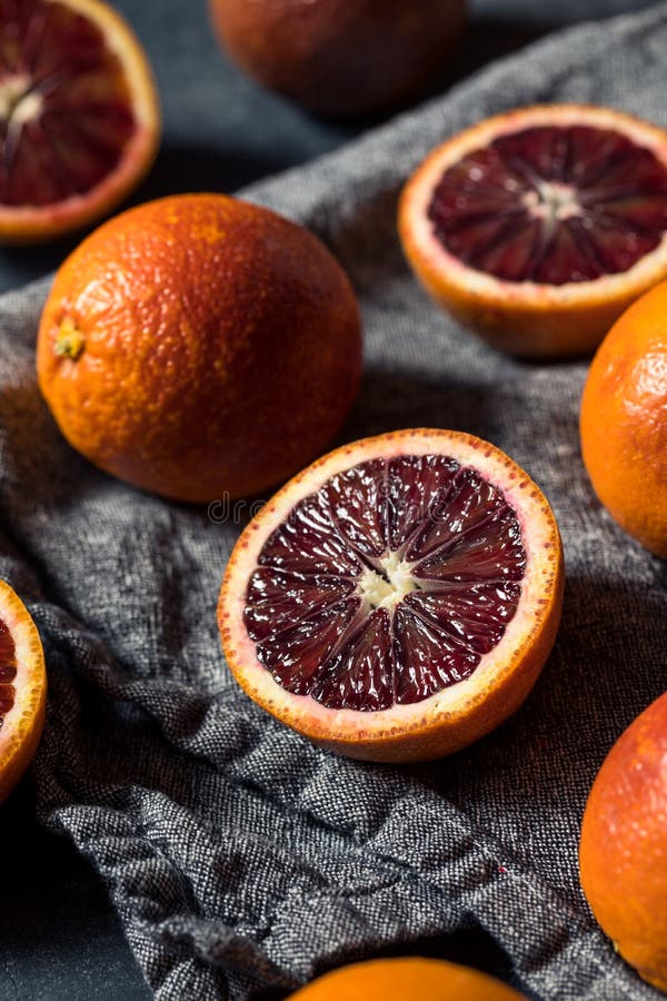Raw Red Organic Blood Oranges Stock Photo - Image of vitamin, tropical ...