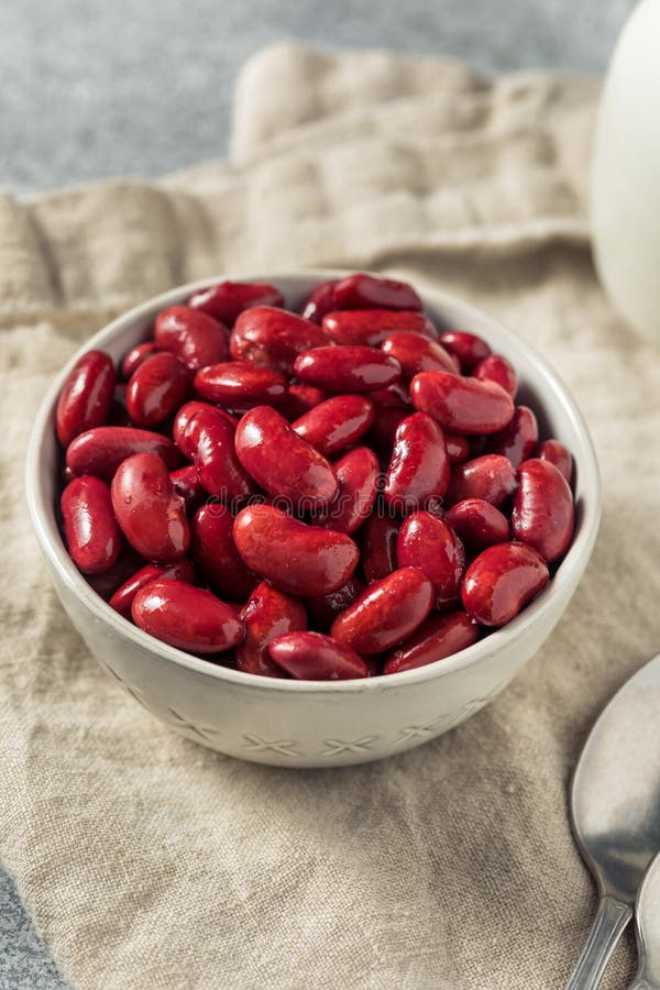 Raw Red Organic Kidney Beans Stock Photo - Image of organic ...