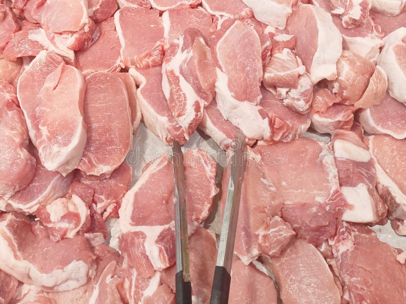 Raw red pork stock image. Image of cooking, pork, dish - 278267281