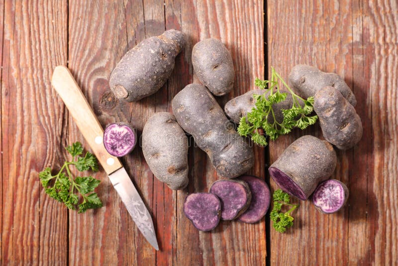 Raw red potato stock photo. Image of wood, potato, cuisine - 124262824