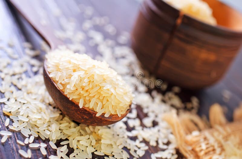 Raw rice stock image. Image of cooking, gourmet, grain - 37799323