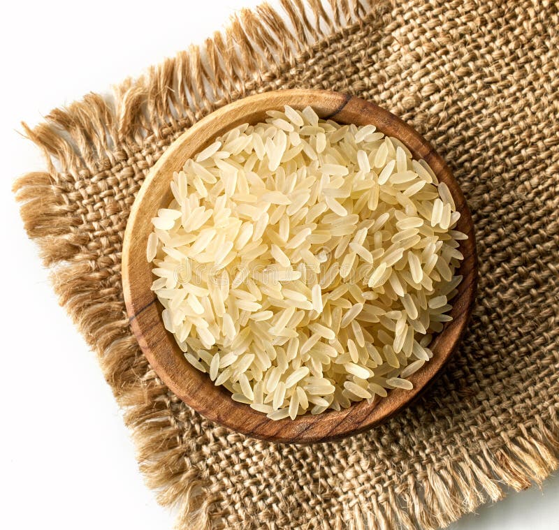 Bowl of raw rice stock image. Image of ingredient, pile - 344188123