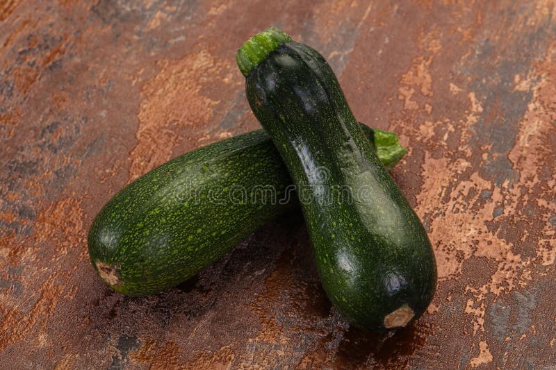 Raw ripe zucchini stock photo. Image of courgette, closeup - 177466024