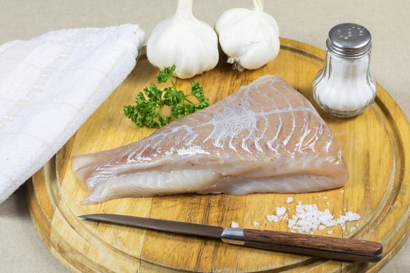 Raw saithe fillet stock photo. Image of fresh, white - 167549786