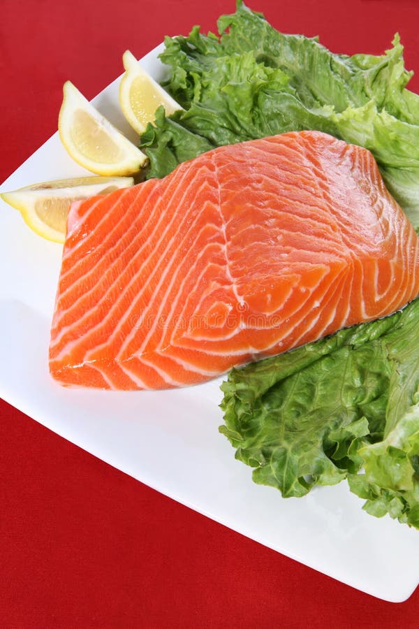 Salmon Dinner stock photo. Image of healthy, cooked, gourmet - 2601984