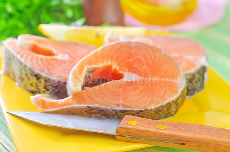 Raw salmon stock image. Image of luxury, meal, freshness - 38928393