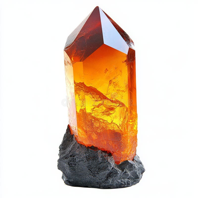 A Raw Sample of Sunstone Gemstone on a Transparent Background Png Stock ...