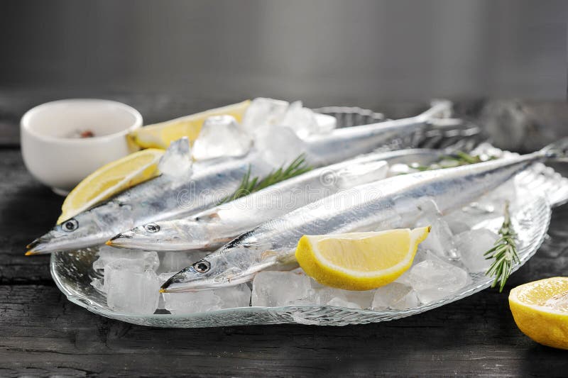 Saury fish stock image. Image of blue, pike, japanese - 58801303