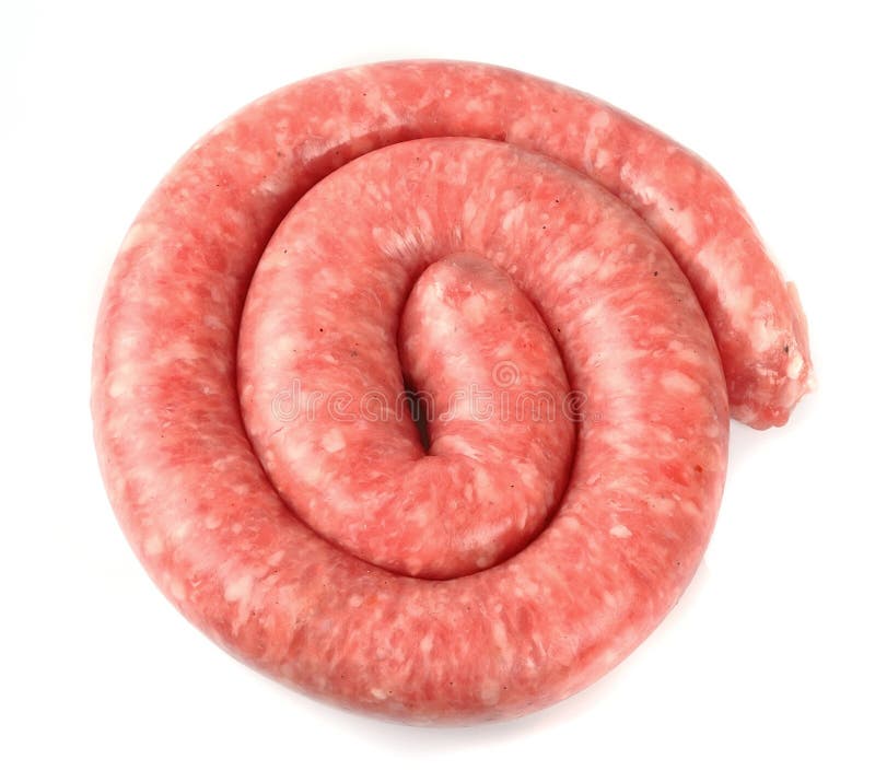 Raw sausage stock photo. Image of cuisine, cholesterol - 41270758