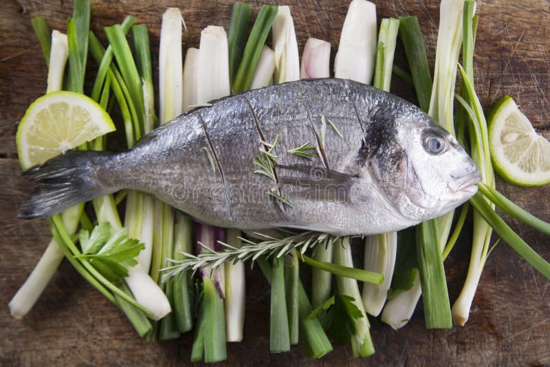 Raw sea bream stock image. Image of luxurious, cooking - 46978333