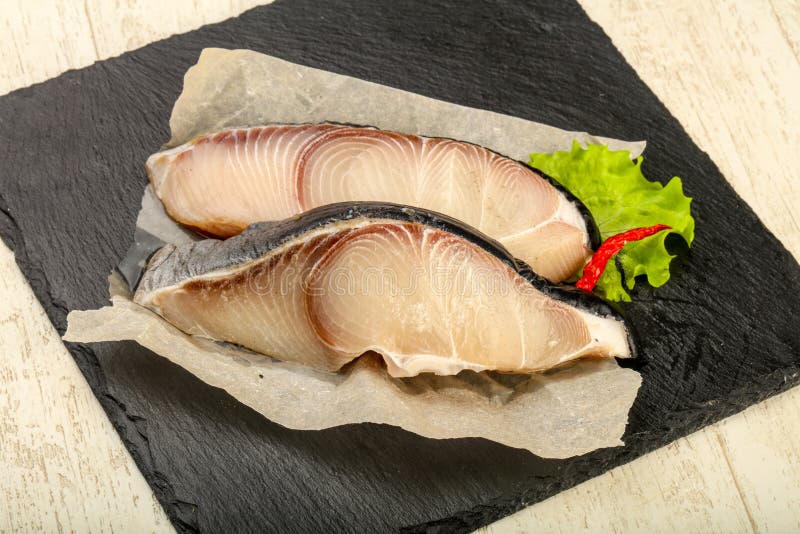 Raw shark steak stock image. Image of gourmet, protein - 138930653