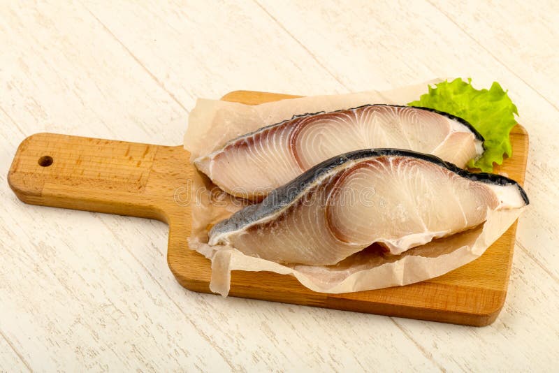 Raw shark steak stock photo. Image of closeup, diet - 112196948