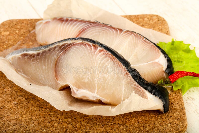 Raw shark steak stock image. Image of closeup, nutrition - 112199601