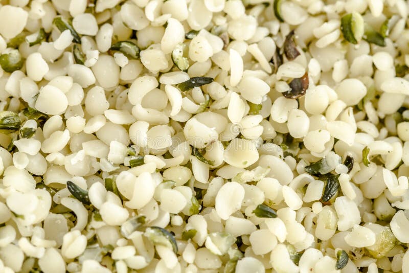 Raw Shelled Hemp Seeds stock photo. Image of eating, herb - 51860484