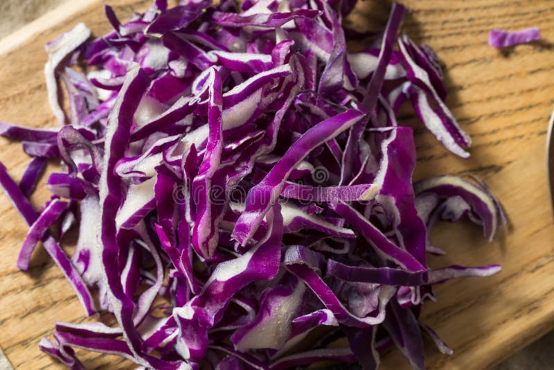 Raw Shredded Purple Cabbage Stock Image - Image of delicious, food ...