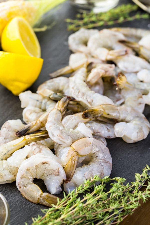 Raw shrimp stock photo. Image of large, shrimp, healthy - 58893934