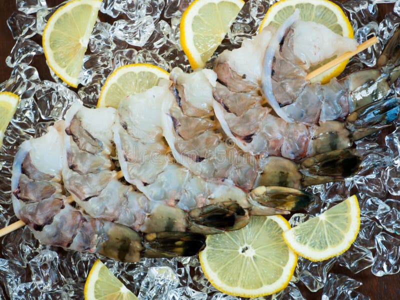 Raw Shrimp stock image. Image of gray, shellfish, jumbo - 283918225
