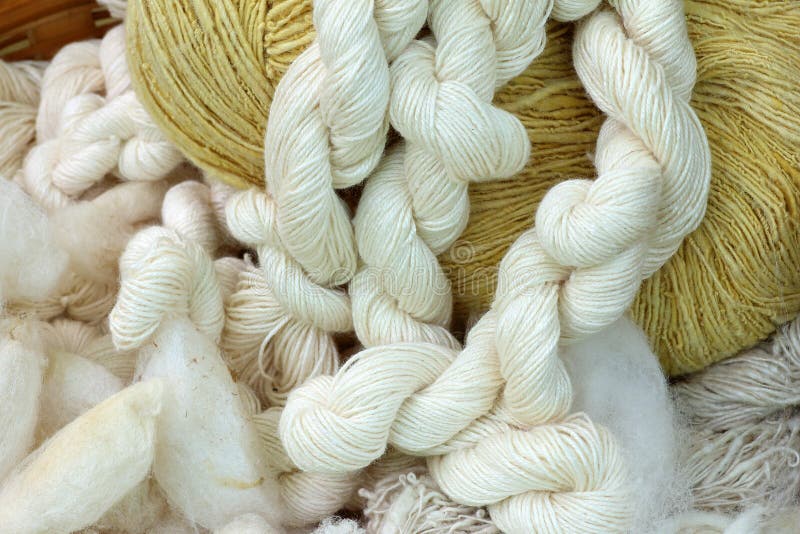 Raw Silk Thread,Hand Made of Raw Thread Silk Clothing Stock Image ...
