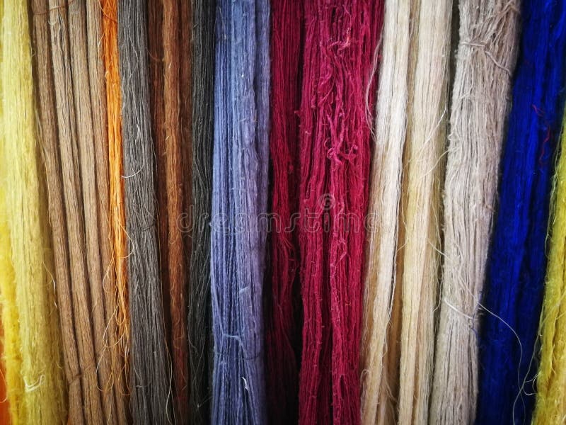 Coloured Silk Thread Pattern Stock Image - Image of pattern, wallpaper ...