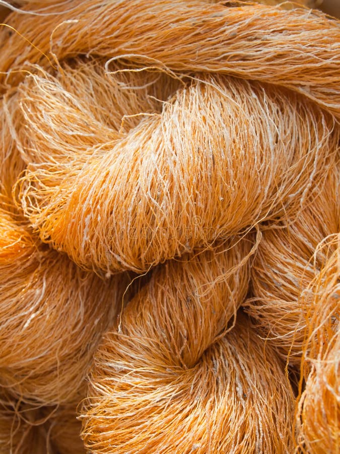 Raw silk yarn for weaving stock photo. Image of cotton - 18149146