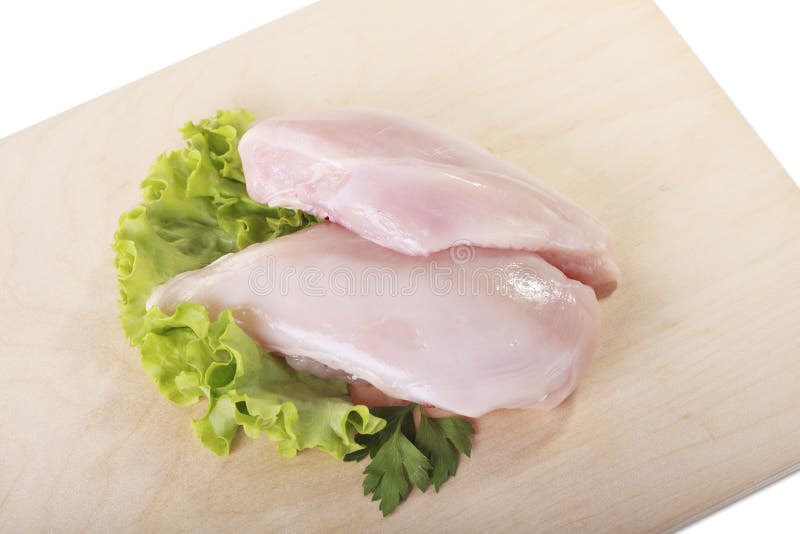 Raw Skinless Chicken Breast Fillets Stock Photo - Image of health ...