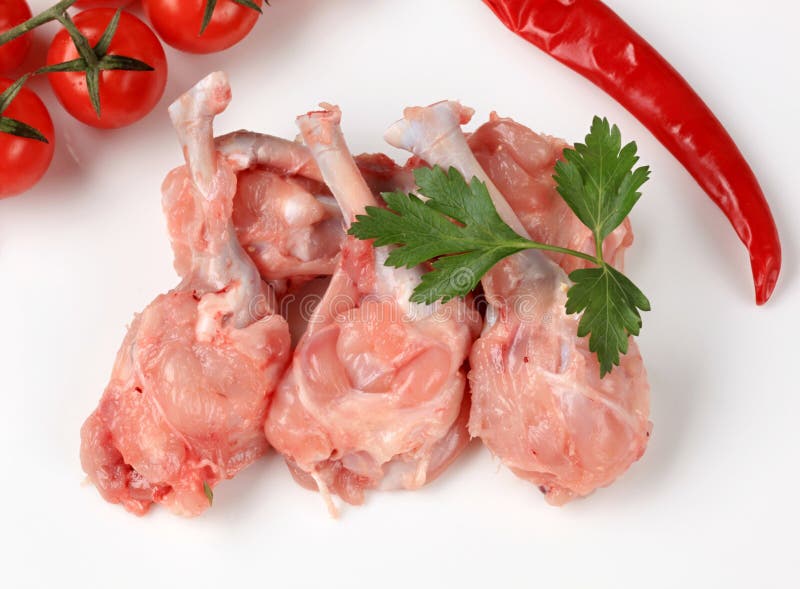 Raw Skinless Chicken Drumsticks Stock Image - Image of chicken, meat ...