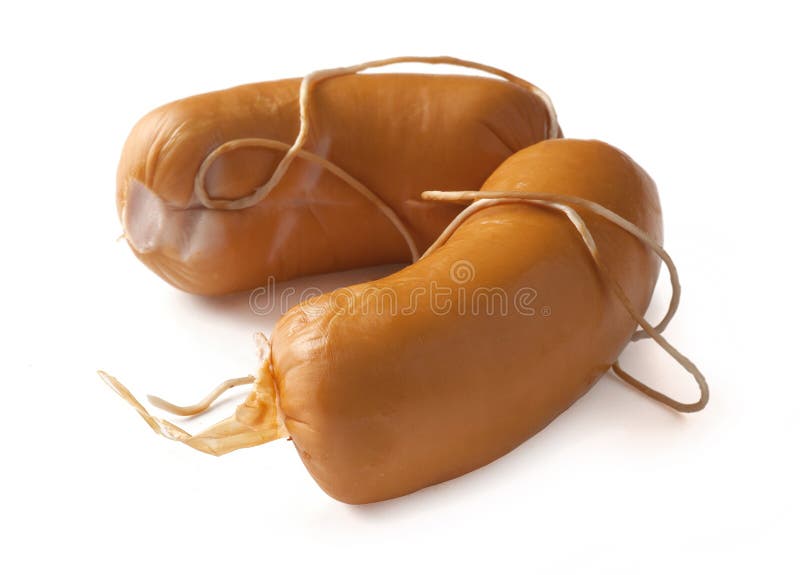 Raw small sausage stock image. Image of sosige, sausage - 19748053