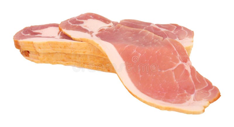 Raw Bacon Rashers stock image. Image of fatty, white - 34975075
