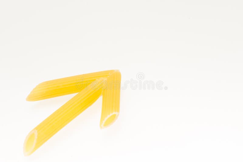 Raw soup pasta. Arrow stock image. Image of concepts - 60265463