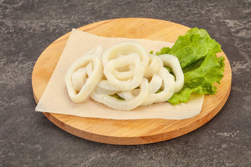 Raw Squid Rings for Cooking Stock Photo - Image of meal, fresh: 209746528