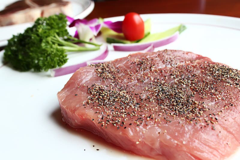 Raw steak stock image. Image of meal, food, tender, rare - 23682195