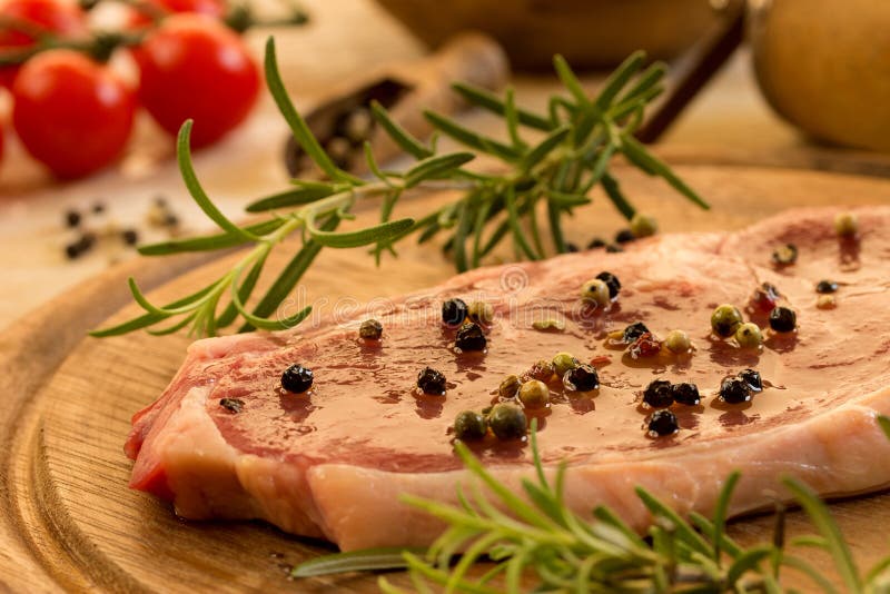 Raw steak stock image. Image of roast, gourmet, chop - 51940755